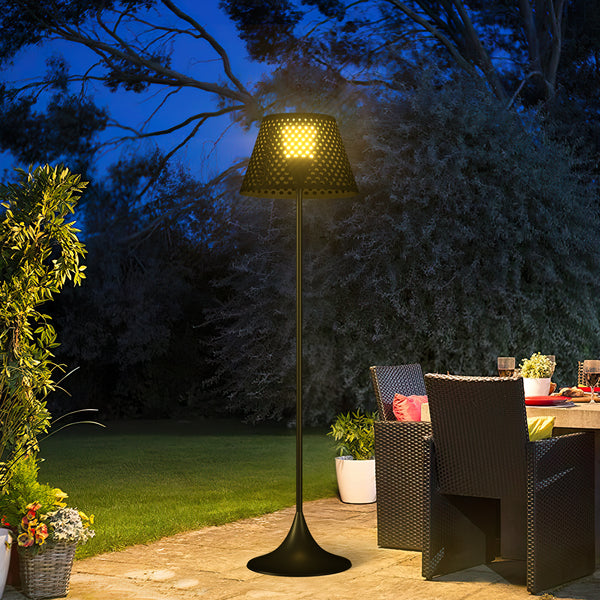 Outdoor Solar Powered Floor Lamp | Dimmable RGB LED | Vivzone ...